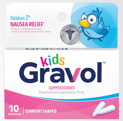Gravol Kids Suppositories - 10 Comfort Shaped Suppositories – Pharmacy ...