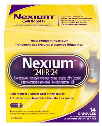 NEXIUM 24 HOUR ACID REDUCER 14 CAPSULES – Pharmacy For Life