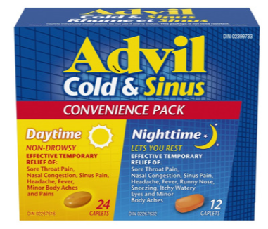 Advil Cold & Sinus Convenience Pack Day and Night 36 caplets – Pharmacy ...