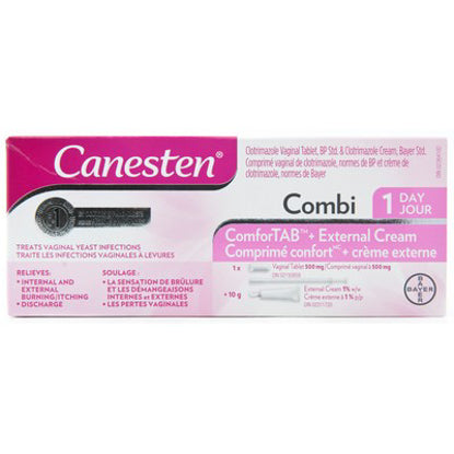 Canesten ComforTab + External Cream 1% 10g 1 Treatment – Pharmacy For Life