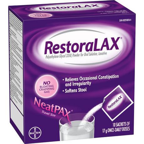 RestoraLAX Laxative Sachets 10 – Pharmacy For Life