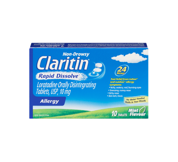 Claritin Allergy Rapid Dissolve Mint Flavour 10 Tablets – Pharmacy For Life