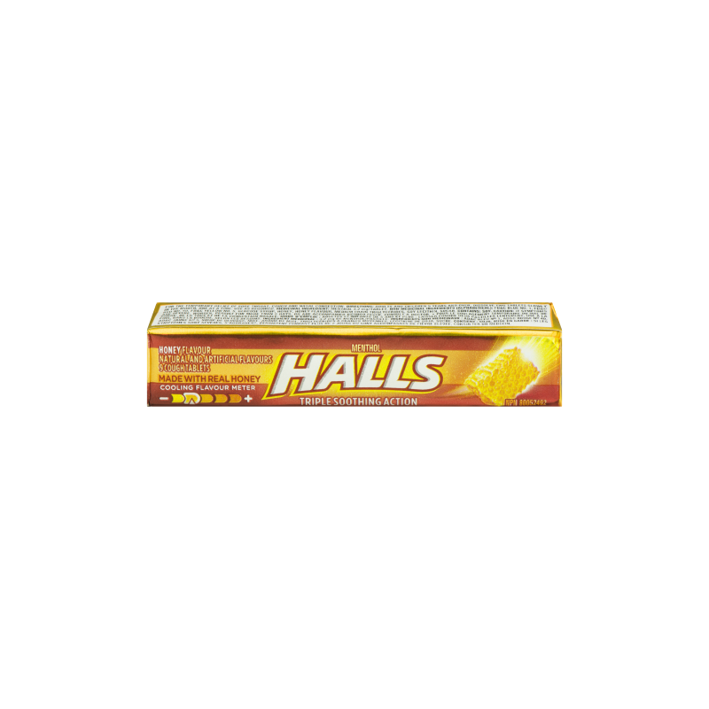 Halls Menthol 9 Cough Tablets Honey Flavour – Pharmacy For Life