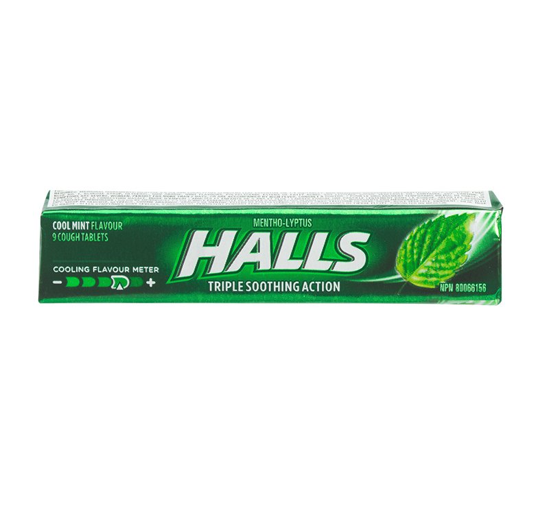 Halls Mentho-Lyptus 9 Cough Tablets Cool Mint Flavour – Pharmacy For Life