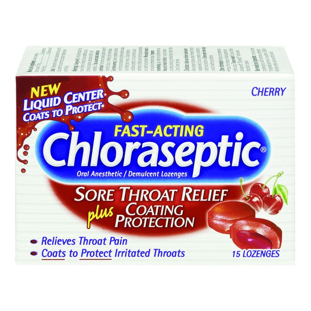 Chloraseptic Sore Throat Lozenges Cherry Flavour 15 Lozenges – Pharmacy ...