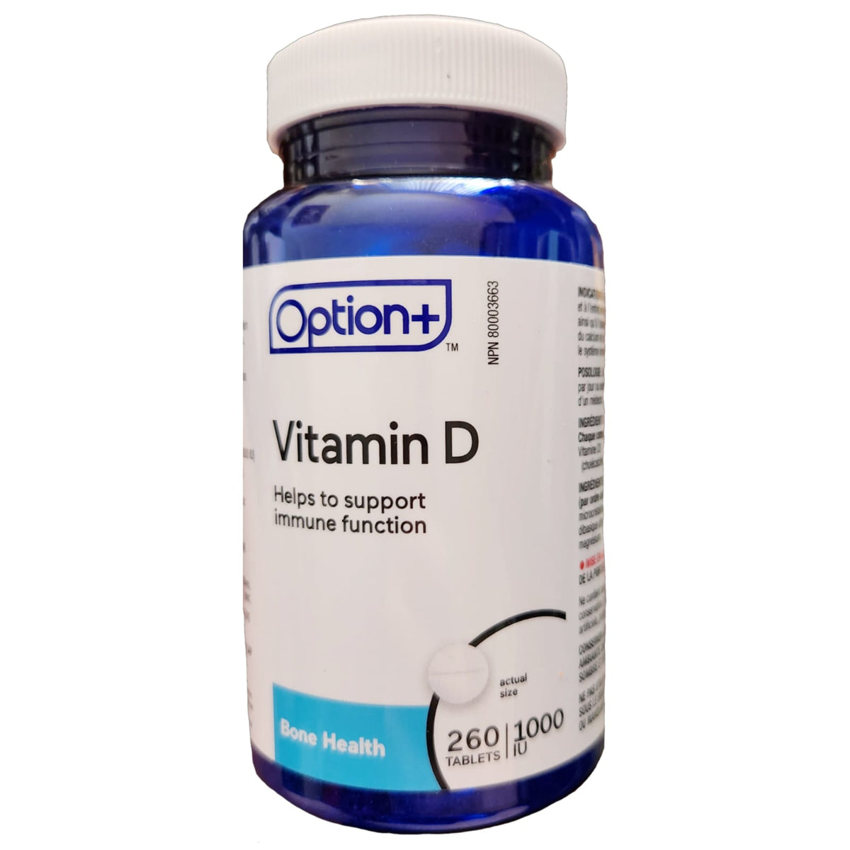 Option+ Vitamin D 1000IU 100 Tablets – Pharmacy For Life