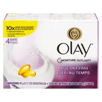 Olay Age Defying Soap with Vitamin E 4 Bars – Pharmacy For Life